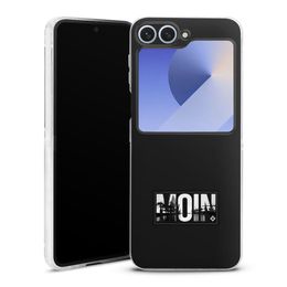 DeinDesign Galaxy Z Flip 6 Handy Hard Case Schutzh&uuml;lle transparent Smartphone Handy H&uuml;lle Official Licensed Product Hamburger Sv Hsv Hard Case