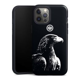 DeinDesign iPhone 12 Pro Max Handy Panzer Handyh&uuml;lle robuste Outdoor H&uuml;lle Schutzh&uuml;lle gl&auml;nzend Attila Official Licensed Product Eintracht Frankfurt Tough Case