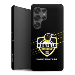 DeinDesign Galaxy S25 Ultra Handy Premium Case Smartphone Handyh&uuml;lle Schutzh&uuml;lle matt Sports Krefeld Pinguine Ice Hockey Premium Case