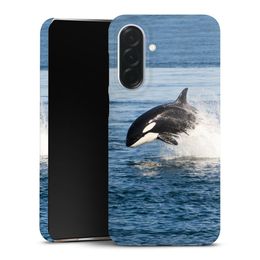 DeinDesign Galaxy A36 5G Handy Premium Case Smartphone Handyh&uuml;lle Schutzh&uuml;lle matt Orca Ocean Wale Premium Case