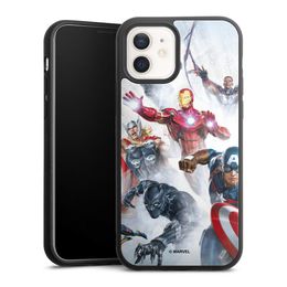 DeinDesign iPhone 12 Handy Gallery Case Handyh&uuml;lle 9H Geh&auml;rtetes Glas R&uuml;ckseite H&uuml;lle Marvel Avengers Official Licensed Product Gallery Case