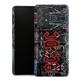 DeinDesign Galaxy A52s 5G Handy Premium Case Smartphone Handyh&uuml;lle Schutzh&uuml;lle matt Merchandise Acdc Official Licensed Product Premium Case