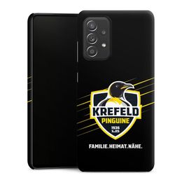 DeinDesign Galaxy A52s 5G Handy Premium Case Smartphone Handyh&uuml;lle Schutzh&uuml;lle matt Sports Krefeld Pinguine Ice Hockey Premium Case