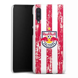 DeinDesign Galaxy A50 Handy Premium Case Smartphone Handyh&uuml;lle Schutzh&uuml;lle matt Stripes Fc Red Bull Salzburg Official Licensed Product Premium Case