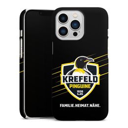 DeinDesign iPhone 13 Pro Handy Premium Case Smartphone Handyh&uuml;lle Schutzh&uuml;lle matt Sports Krefeld Pinguine Ice Hockey Premium Case