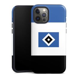 DeinDesign iPhone 12 Pro Max Handy Panzer Handyh&uuml;lle robuste Outdoor H&uuml;lle Schutzh&uuml;lle gl&auml;nzend Hamburger Sv Bundesliga Official Licensed Product Tough Case