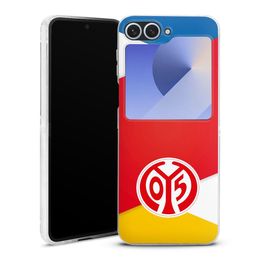 DeinDesign Galaxy Z Flip 6 Handy Hard Case Schutzh&uuml;lle transparent Smartphone Handy H&uuml;lle Soccer Official Licensed Product 1. Fsv Mainz 05 E.V. Hard Case