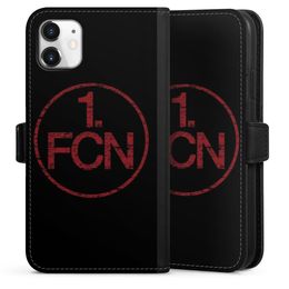 DeinDesign iPhone 11 Handy Klapph&uuml;lle Handyh&uuml;lle aus Kunst Leder schwarz Flip Case Merchandise Sideflip mit Lasche