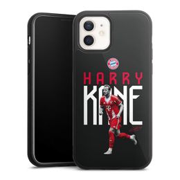 DeinDesign iPhone 12 Handy Gallery Case Handyh&uuml;lle 9H Geh&auml;rtetes Glas R&uuml;ckseite H&uuml;lle Harry Kane Fc Bayern M&uuml;nchen Official Licensed Product Gallery Case