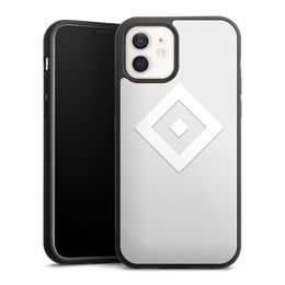 DeinDesign iPhone 12 Handy Gallery Case Handyh&uuml;lle 9H Geh&auml;rtetes Glas R&uuml;ckseite H&uuml;lle Hsv Hamburger Sv Coat Of Arms Gallery Case