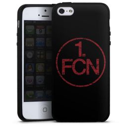 DeinDesign iPhone SE (2016-2019) Handy Silikon H&uuml;lle Case schwarz Handyh&uuml;lle Merchandise