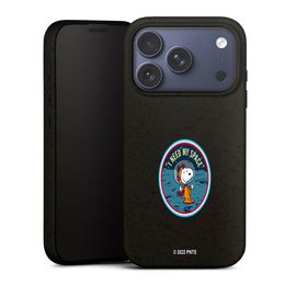 DeinDesign iPhone 17 Pro Handy PLA Handyh&uuml;lle Handyh&uuml;lle aus nachwachsenden Rohstoffen Organic Case Peanuts Weltall Snoopy Organic Case