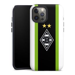 DeinDesign iPhone 12 Pro Max Handy Panzer Handyh&uuml;lle robuste Outdoor H&uuml;lle Schutzh&uuml;lle gl&auml;nzend Logo Gladbach Borussia M&ouml;nchengladbach Tough Case