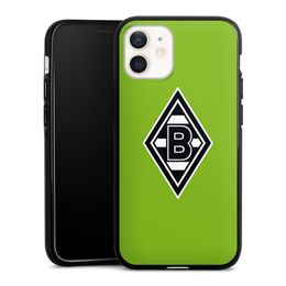 DeinDesign iPhone 12 mini Handy Silikon H&uuml;lle Case schwarz Handyh&uuml;lle Borussia M&ouml;nchengladbach Soccer Gladbach