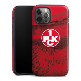 DeinDesign iPhone 12 Pro Max Handy Panzer Handyh&uuml;lle robuste Outdoor H&uuml;lle Schutzh&uuml;lle gl&auml;nzend 1. Fck 1. Fc Kaiserslautern Official Licensed Product Tough Case