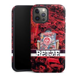 DeinDesign iPhone 12 Pro Max Handy Panzer Handyh&uuml;lle robuste Outdoor H&uuml;lle Schutzh&uuml;lle gl&auml;nzend 1. Fck Official Licensed Product 1. Fc Kaiserslautern Tough Case