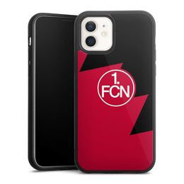 DeinDesign iPhone 12 Handy Gallery Case Handyh&uuml;lle 9H Geh&auml;rtetes Glas R&uuml;ckseite H&uuml;lle Merchandise 1. Fcn 1. Fc N&uuml;rnberg Gallery Case