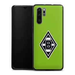 DeinDesign Huawei P30 Pro Handy Silikon H&uuml;lle Case schwarz Handyh&uuml;lle Gladbach Soccer Borussia M&ouml;nchengladbach