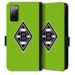 DeinDesign Galaxy S20 Handy Klapph&uuml;lle Handyh&uuml;lle aus Kunst Leder schwarz Flip Case Gladbach Soccer Borussia M&ouml;nchengladbach Sideflip mit Lasche