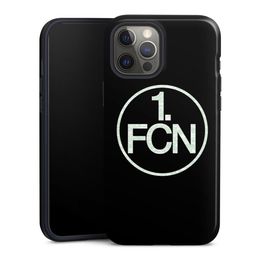 DeinDesign iPhone 12 Pro Max Handy Panzer Handyh&uuml;lle robuste Outdoor H&uuml;lle Schutzh&uuml;lle gl&auml;nzend 1. Fc N&uuml;rnberg Logo 1. Fcn Tough Case