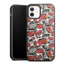 DeinDesign iPhone 12 Handy Gallery Case Handyh&uuml;lle 9H Geh&auml;rtetes Glas R&uuml;ckseite H&uuml;lle Lightning Mcqueen 95 Disney Pixar Cars Gallery Case