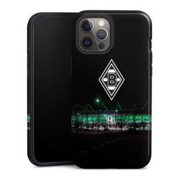 DeinDesign iPhone 12 Pro Max Handy Panzer Handyh&uuml;lle robuste Outdoor H&uuml;lle Schutzh&uuml;lle gl&auml;nzend Borussia M&ouml;nchengladbach Official Licensed Product Stadium Tough 