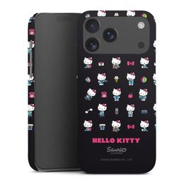 DeinDesign iPhone 17 Pro Max Handy Premium Case Smartphone Handyh&uuml;lle Schutzh&uuml;lle gl&auml;nzend Kindheit Merchandise Hello Kitty Premium Case