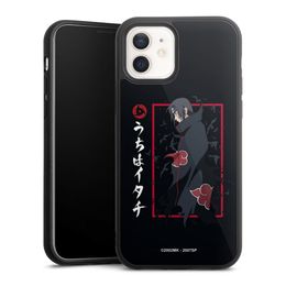 DeinDesign iPhone 12 Handy Gallery Case Handyh&uuml;lle 9H Geh&auml;rtetes Glas R&uuml;ckseite H&uuml;lle Official Licensed Product Naruto Shippuden Itachi Uchiha Gallery Case
