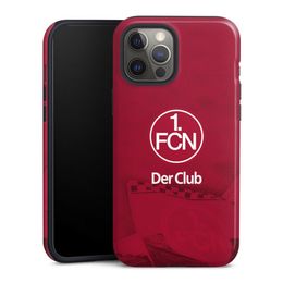 DeinDesign iPhone 12 Pro Max Handy Panzer Handyh&uuml;lle robuste Outdoor H&uuml;lle Schutzh&uuml;lle gl&auml;nzend Official Licensed Product 1. Fc N&uuml;rnberg Bundesliga Tough Case