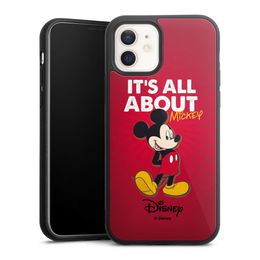 DeinDesign iPhone 12 Handy Gallery Case Handyh&uuml;lle 9H Geh&auml;rtetes Glas R&uuml;ckseite H&uuml;lle Disney Mouse Official Licensed Product Gallery Case