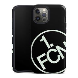DeinDesign iPhone 12 Pro Max Handy Panzer Handyh&uuml;lle robuste Outdoor H&uuml;lle Schutzh&uuml;lle gl&auml;nzend Logo 1. Fcn 1. Fc N&uuml;rnberg Tough Case
