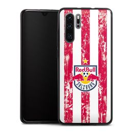 DeinDesign Huawei P30 Pro Handy Silikon H&uuml;lle Case schwarz Handyh&uuml;lle Stripes Fc Red Bull Salzburg Official Licensed Product