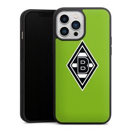 DeinDesign iPhone 13 Pro Max Handy Premium Silikon H&uuml;lle Handyh&uuml;lle schwarz Case Gladbach Soccer Borussia M&ouml;nchengladbach Silikon Premium Case