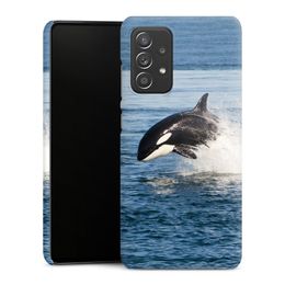 DeinDesign Galaxy A52s 5G Handy Premium Case Smartphone Handyh&uuml;lle Schutzh&uuml;lle matt Orca Ocean Wale Premium Case