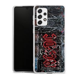DeinDesign Galaxy A33 5G Handy Silikon H&uuml;lle Case transparent Handyh&uuml;lle Acdc Merchandise Official Licensed Product Silikon Case