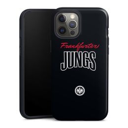DeinDesign iPhone 12 Pro Max Handy Panzer Handyh&uuml;lle robuste Outdoor H&uuml;lle Schutzh&uuml;lle gl&auml;nzend Eintracht Frankfurt Sge Official Licensed Product Tough Case