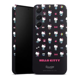 DeinDesign Galaxy A55 5G Handy Premium Case Smartphone Handyh&uuml;lle Schutzh&uuml;lle gl&auml;nzend Kindheit Merchandise Hello Kitty Premium Case