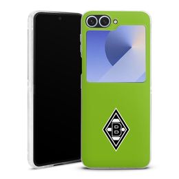 DeinDesign Galaxy Z Flip 7 FE Handy Hard Case Schutzh&uuml;lle transparent Smartphone Handy H&uuml;lle Gladbach Borussia M&ouml;nchengladbach Soccer Hard Case