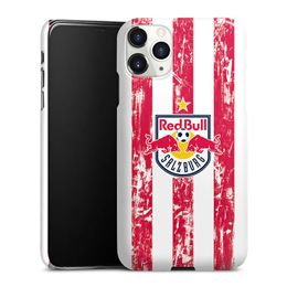 DeinDesign iPhone 11 Pro Max Handy Premium Case Smartphone Handyh&uuml;lle Schutzh&uuml;lle gl&auml;nzend Stripes Fc Red Bull Salzburg Official Licensed Product Premium Case