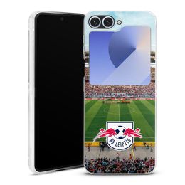 DeinDesign Galaxy Z Flip 6 Handy Hard Case Schutzh&uuml;lle transparent Smartphone Handy H&uuml;lle Rb Leipzig Stadium Official Licensed Product Hard Case