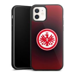 DeinDesign iPhone 12 Handy Gallery Case Handyh&uuml;lle 9H Geh&auml;rtetes Glas R&uuml;ckseite H&uuml;lle Coat Of Arms Eintracht Frankfurt Official Licensed Product Gallery Case