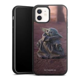 DeinDesign iPhone 12 Handy Gallery Case Handyh&uuml;lle 9H Geh&auml;rtetes Glas R&uuml;ckseite H&uuml;lle The Child Star Wars Baby Yoda Gallery Case