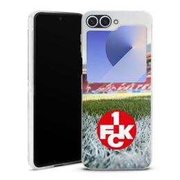 DeinDesign Galaxy Z Flip 7 FE Handy Hard Case Schutzh&uuml;lle transparent Smartphone Handy H&uuml;lle Stadium 1. Fc Kaiserslautern Official Licensed Product Hard Case