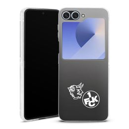 DeinDesign Galaxy Z Flip 7 FE Handy Hard Case Schutzh&uuml;lle transparent Smartphone Handy H&uuml;lle 1. Fc Kaiserslautern Logo 1. Fck Hard Case