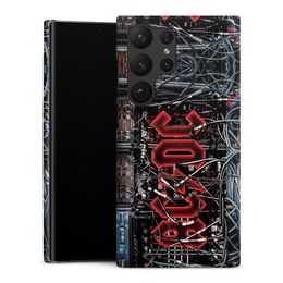 DeinDesign Galaxy S23 Ultra Handy Premium Case Smartphone Handyh&uuml;lle Schutzh&uuml;lle gl&auml;nzend Merchandise Acdc Official Licensed Product Premium Case