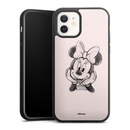 DeinDesign iPhone 12 Handy Gallery Case Handyh&uuml;lle 9H Geh&auml;rtetes Glas R&uuml;ckseite H&uuml;lle Official Licensed Product Disney Minnie Mouse Gallery Case