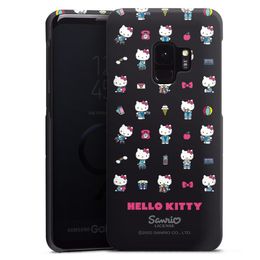 DeinDesign Galaxy S9 Handy Premium Case Smartphone Handyh&uuml;lle Schutzh&uuml;lle matt Kindheit Merchandise Hello Kitty Premium Case