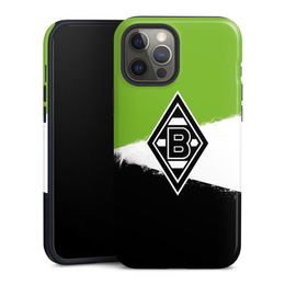 DeinDesign iPhone 12 Pro Max Handy Panzer Handyh&uuml;lle robuste Outdoor H&uuml;lle Schutzh&uuml;lle gl&auml;nzend Borussia M&ouml;nchengladbach Bmg Official Licensed Product Tough Case