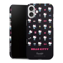DeinDesign iPhone 16 Plus Handy Premium Case Smartphone Handyh&uuml;lle Schutzh&uuml;lle matt Kindheit Merchandise Hello Kitty Premium Case
