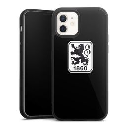 DeinDesign iPhone 12 Handy Gallery Case Handyh&uuml;lle 9H Geh&auml;rtetes Glas R&uuml;ckseite H&uuml;lle Sechzger Official Licensed Product Tsv 1860 M&uuml;nchen Gallery Case